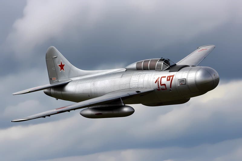 Mikoyan-Gurevich MiG-15 - Soviet Union (Generative AI) Stock ...