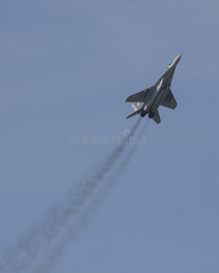 The Mikoyan MiG-29 stock photo. Image of mikoyan, bomber - 61085200