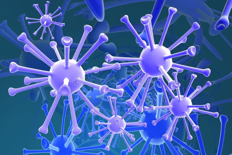 Abbildung Des Bazillus Mikroorganismen Stock Abbildung - Illustration ...