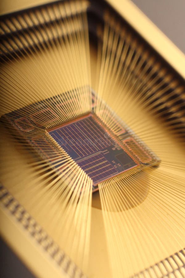 Mikrochip nach innen stockfoto. Bild von chip, innere - 30510838