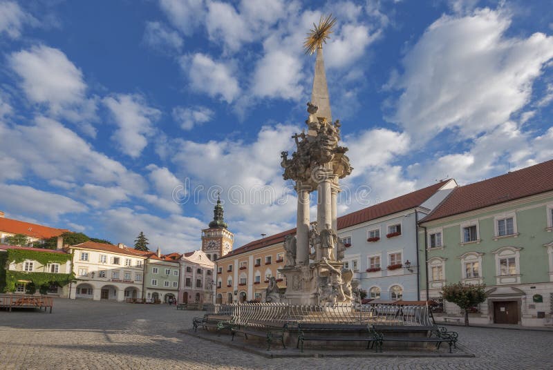 Mikulov stock photo. Image of holy, mikulov, baroque - 102649868