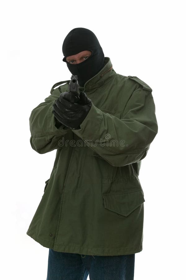 Milícia armada foto de stock. Imagem de homem, vara, arma - 3132268