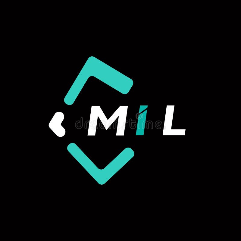 MIL Creative Minimalist Letter Logo. MIL Unique Vector Initials ...