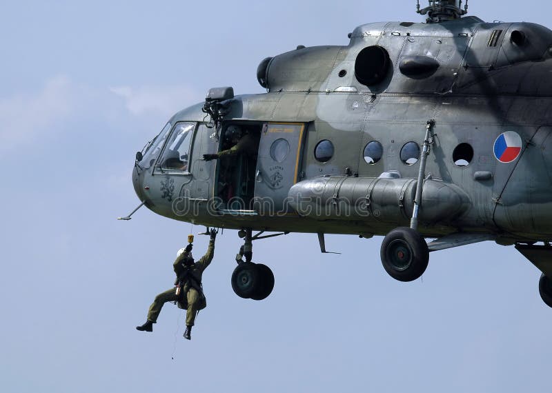 Mil Mi-17 stock photo. Image of grey, winch, force, camouflage - 1993460