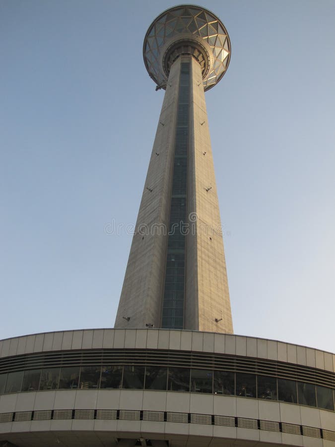 Inside of the Milad Tower, Teheran Editorial Stock Image - Image of ...