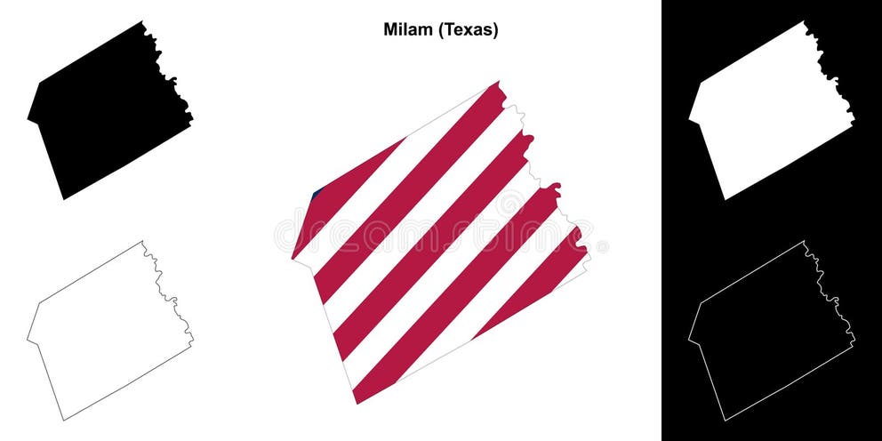 Milam Outline Map Stock Illustrations – 15 Milam Outline Map Stock ...