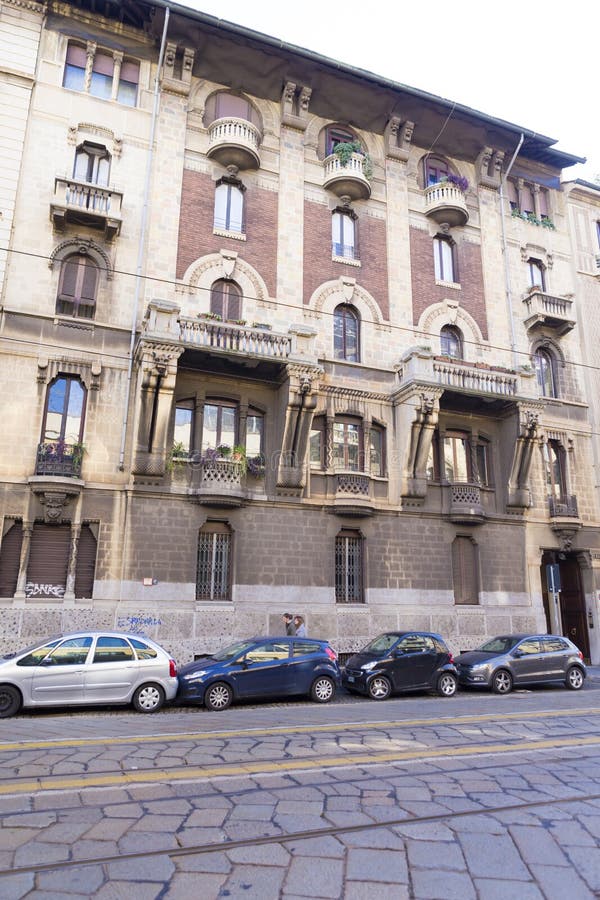 Milan architecture editorial stock image. Image of sicily - 94287204