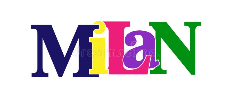 Milan Name Stock Illustrations – 203 Milan Name Stock Illustrations ...