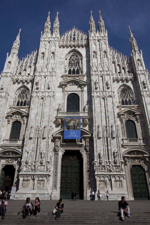 Milan Cathedral editorial photo. Image of italian, high - 19215511