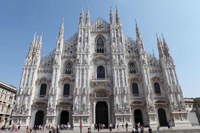 Milan Cathedral Marble from Above Editorial Stock Image - Image of ...