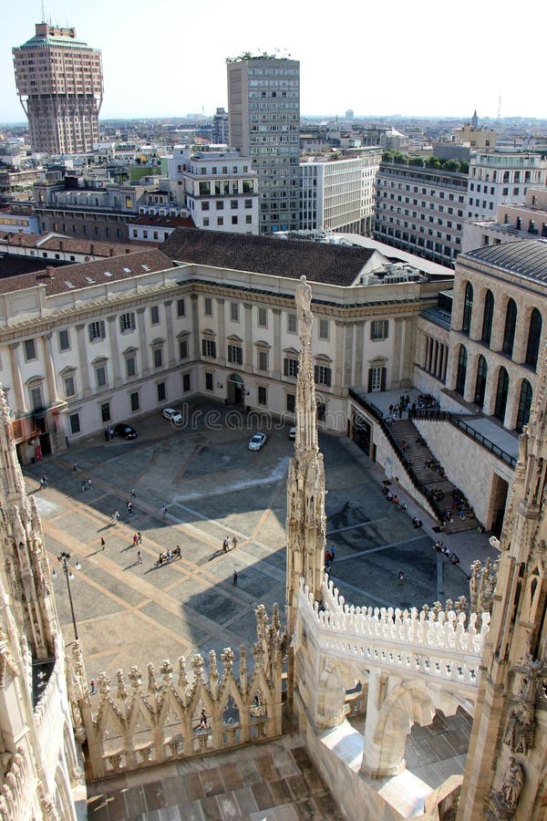 Milan Cathedral Da Virgem Maria Imagem de Stock - Imagem de descanso ...