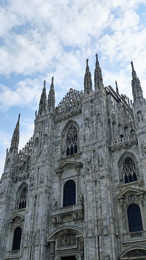 Milan Cathedral, Duomo Di Milano, Milan, Italy Stock Photo - Image of ...