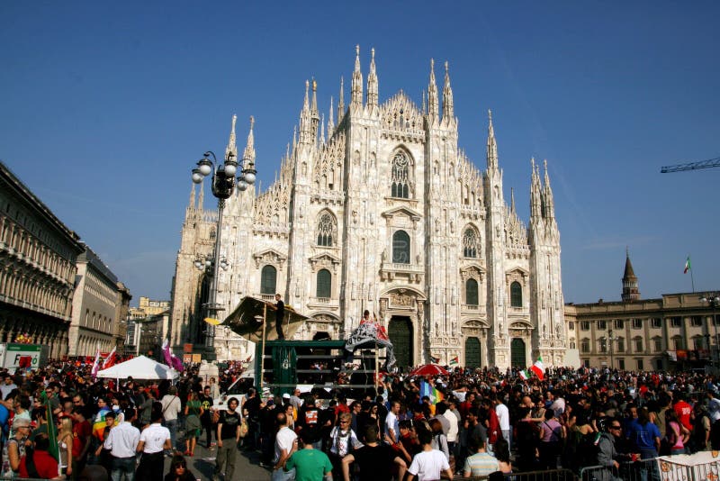 Milan, People At The Italian Liberation Day Parade Editorial Stock ...