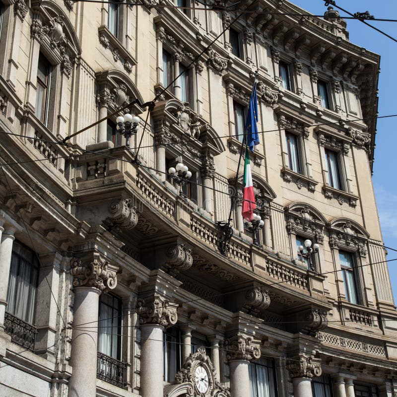 Milan historic center stock photo. Image of center, ancient - 53914874