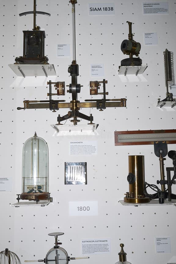 View of Old Electromagnetic Instruments Editorial Stock Photo - Image ...