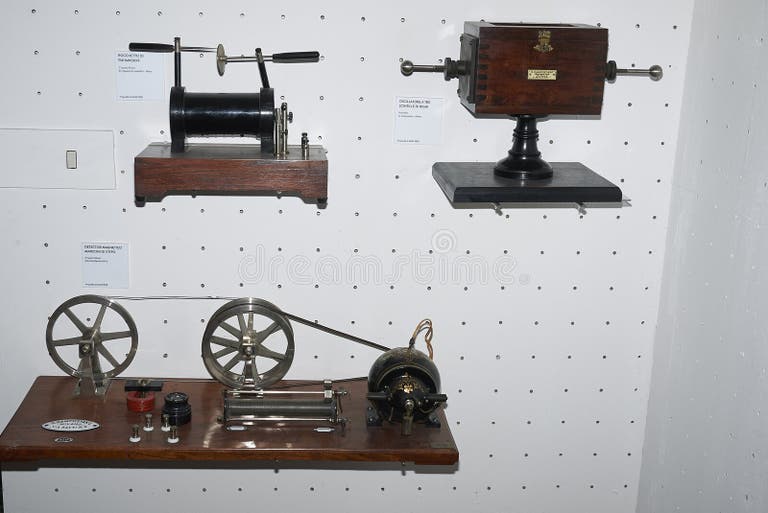 View of Old Electromagnetic Instruments Editorial Photo - Image of ...