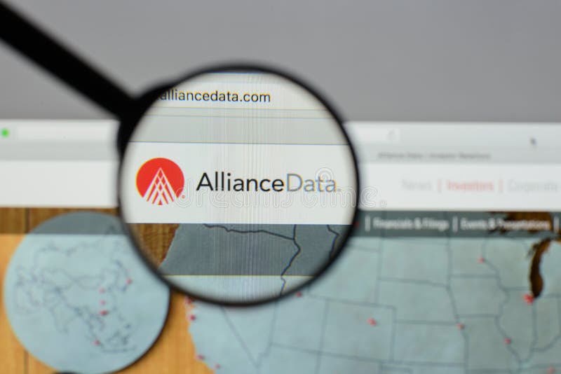 Milan, Italy - August 10, 2017: Alliance Data Systems Logo on Th ...