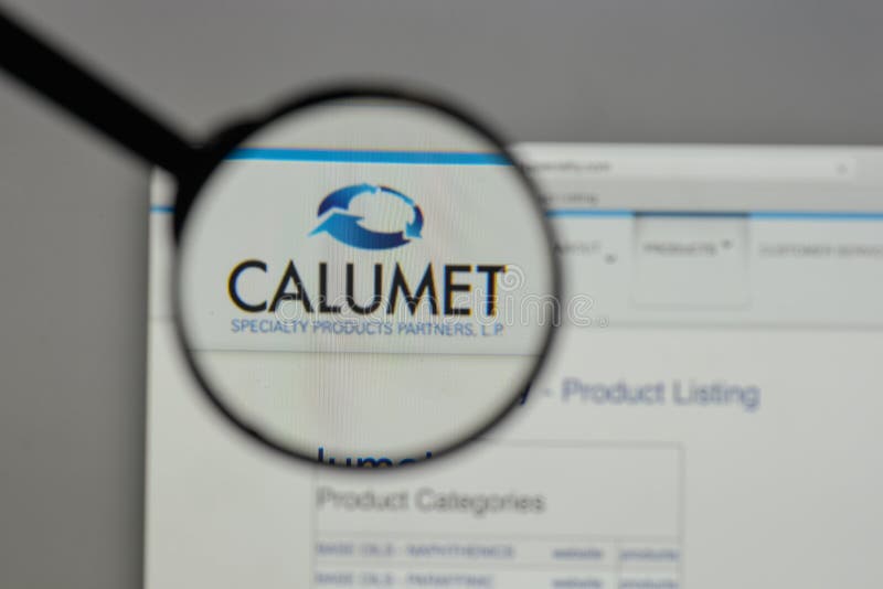 Milan, Italy - August 10, 2017: Calumet Specialty Products Partners ... Milan, Italy - August 10, 2017: Calumet Specialty Products Partners ...