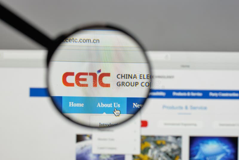 Milan, Italy - August 10, 2017: China Electronics Technology Group Logo ...