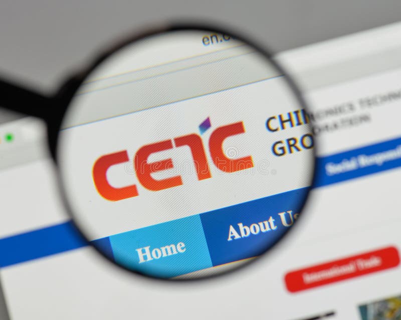 Milan, Italy - August 10, 2017: China Electronics Technology Group Logo ...