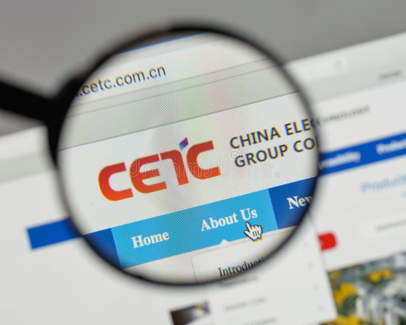 Milan, Italy - August 10, 2017: China Electronics Technology Group Logo ...