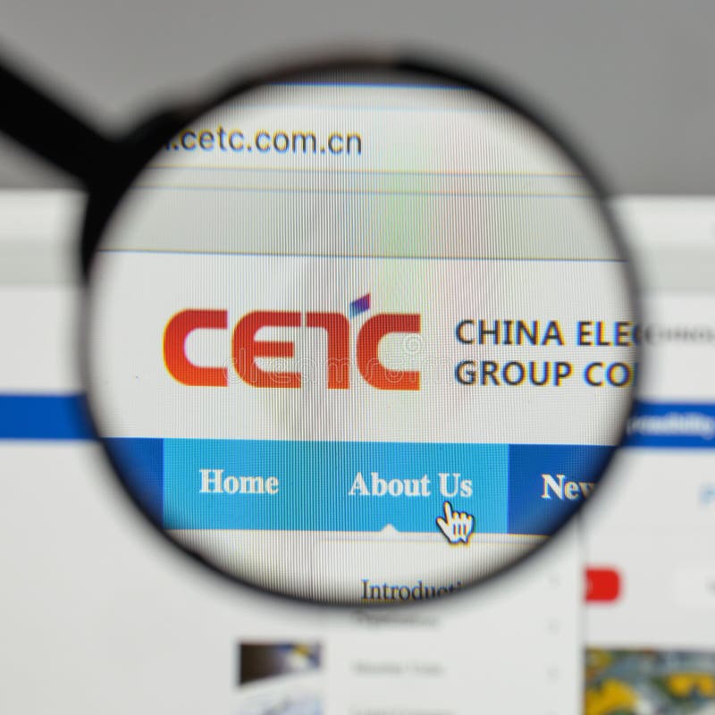 Milan, Italy - August 10, 2017: China Electronics Technology Group Logo ...