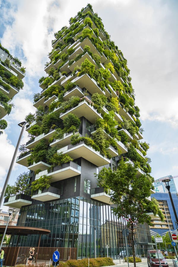 MILAN, ITALY - MAY 28, 2017: Bosco Verticale Vertical Forest L ... MILAN, ITALY - MAY 28, 2017: Bosco Verticale Vertical Forest L ...