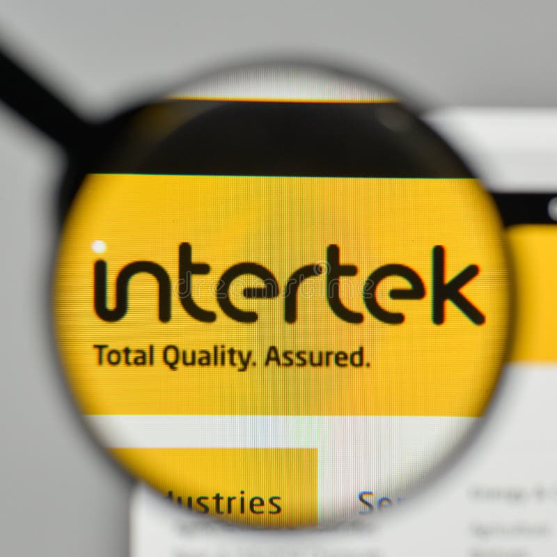 Milan, Italy - November 1, 2017: Intertek Group Logo on the Webs ...