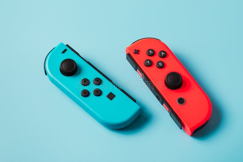 Nintendo Switch Game Console Game Controller in Different Colors, Blu ...
