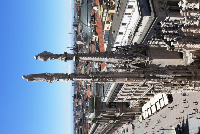 Milan, landscape stock image. Image of milan, tower, background - 14540383