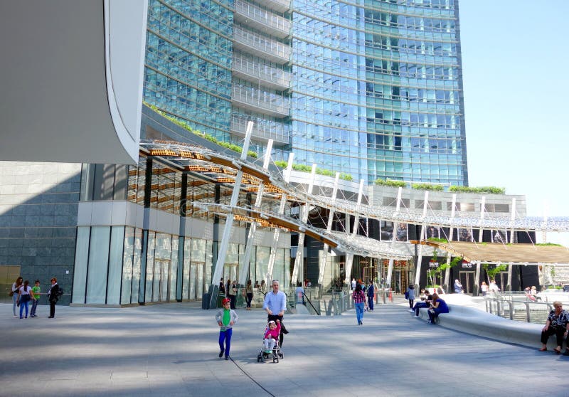 Milan New Development editorial photography. Image of cityscape - 44134677