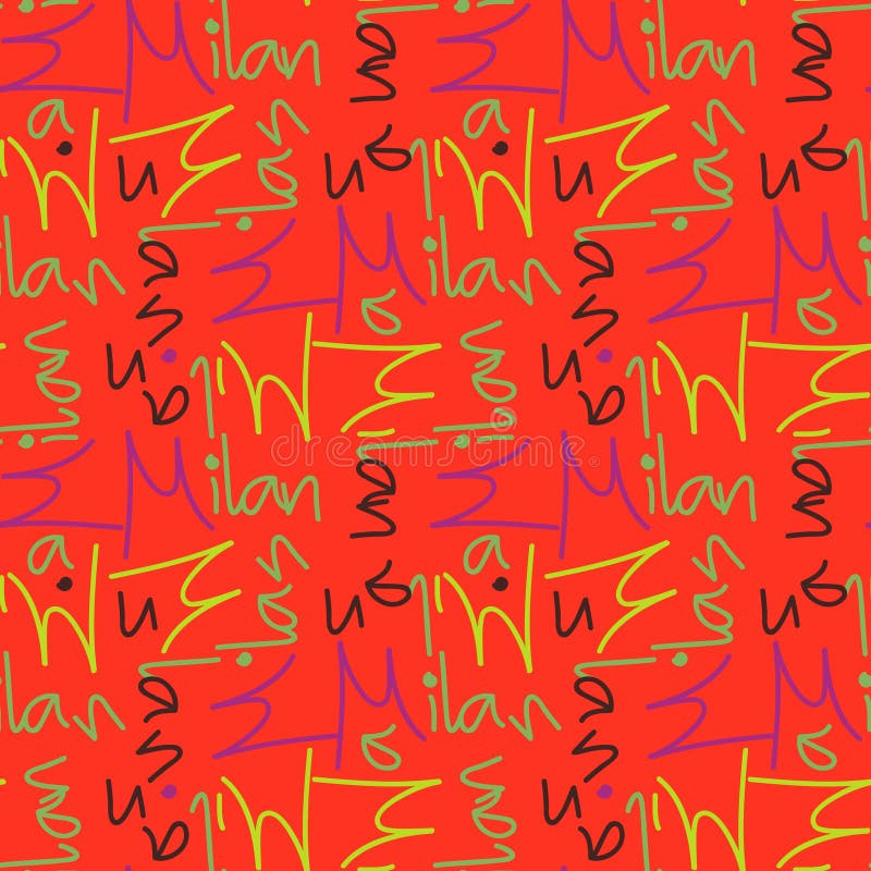 Milan Seamless Pattern One stock vector. Illustration of ornate - 35297619