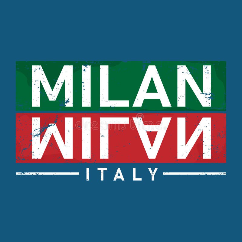Milan Typography Design Vector, for T-shirt, Poster and Other Uses ...