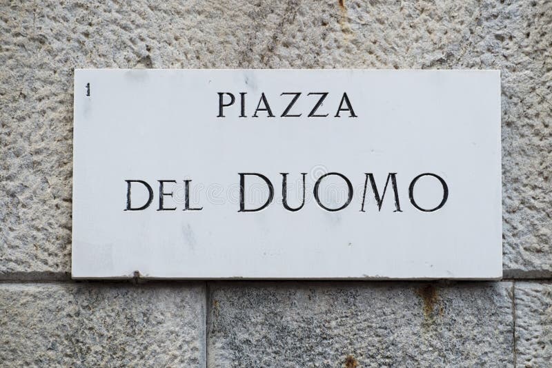 MIlano cathedral square stock photo. Image of italian - 47730042