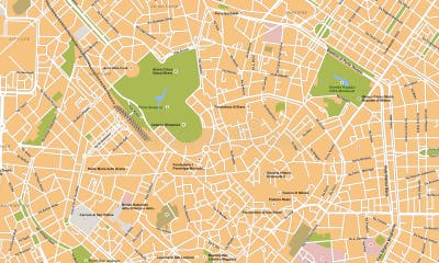 Milano city vector map stock illustration. Illustration of vector ...