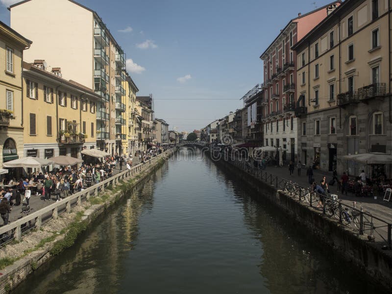 Milano in Italy. editorial stock image. Image of italy - 89848899