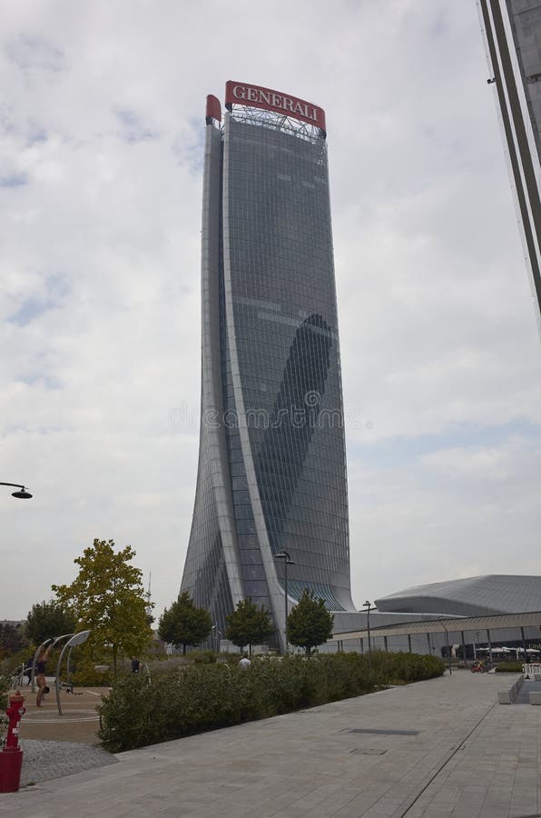 View of Torre Hadid editorial image. Image of future - 238334225