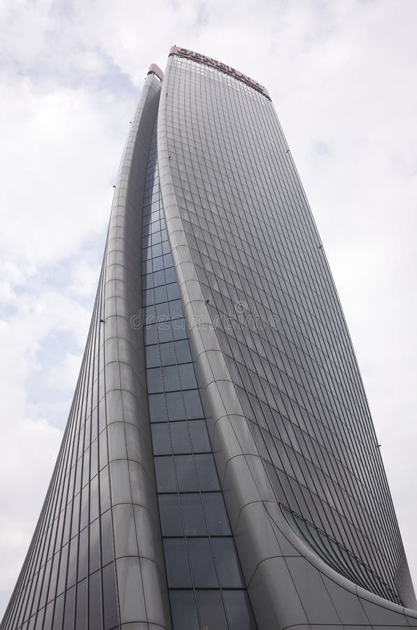 View of Torre Hadid editorial stock photo. Image of high - 238334198