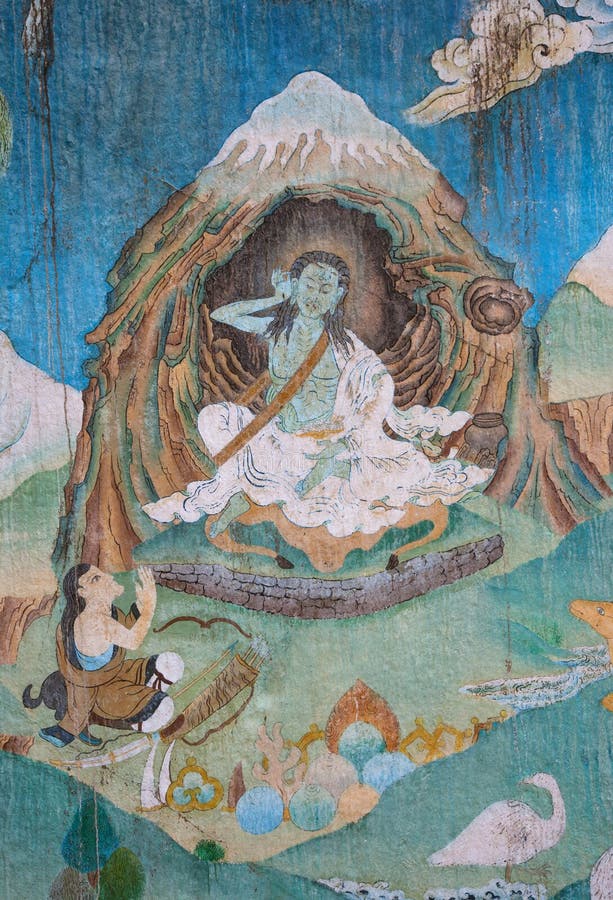Milarepa stock image. Image of nepal, spiritual, holy - 19224133
