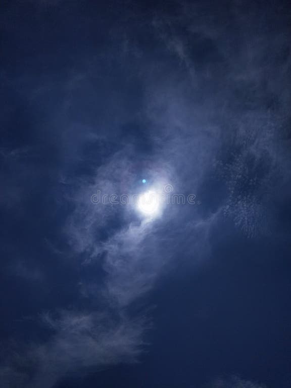 Strange Clouds Visible in the Sunny Daylight Stock Image - Image of ...