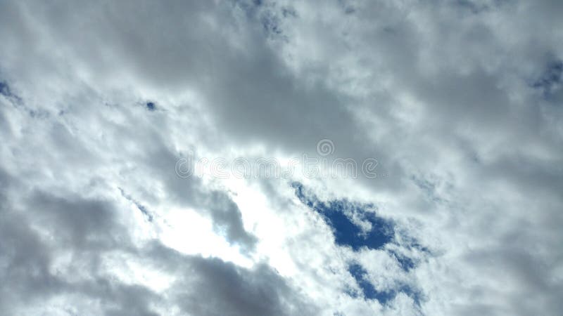 Mild Winter Weather with White Clouds Stock Image - Image of cloud ...
