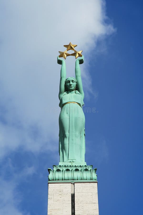 Milda stockbild. Bild von denkmal, lettisch, reise, europa - 44647375