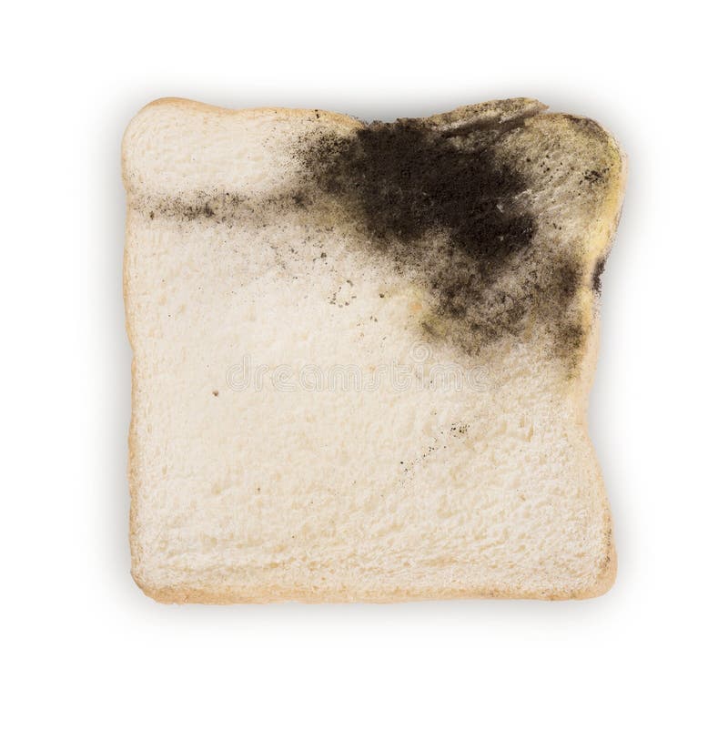 Mildew On A Slice Of Bread. Stale Bread, Top View Stock Photo - Image ...