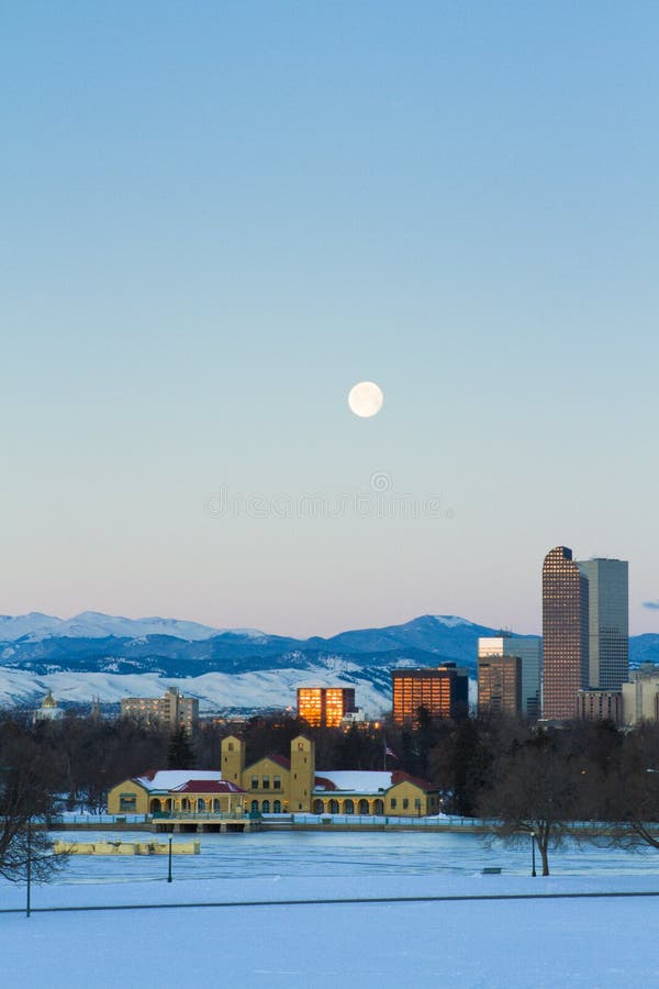 Mile High City of Denver stock photo. Image of moonscape - 29496832
