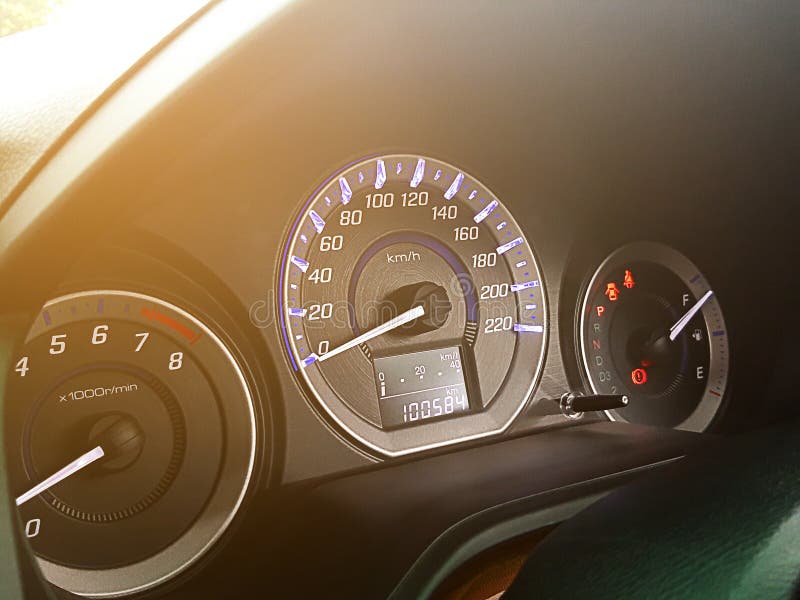 Mile-o-meter stock photo. Image of hour, counter, speed - 4728244