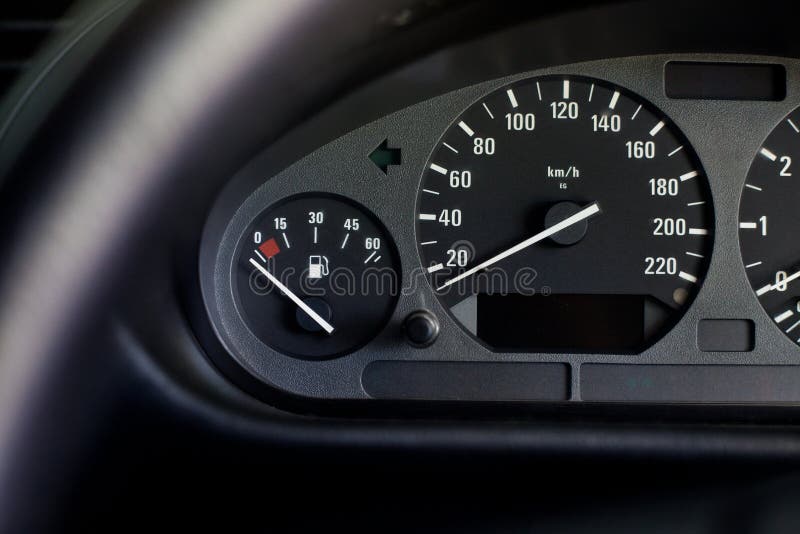 Mile meter console car stock image. Image of background - 26264583