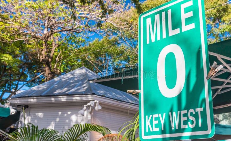 Mile Zero Sign Key West Florida Stock Photos - Free & Royalty-Free ...