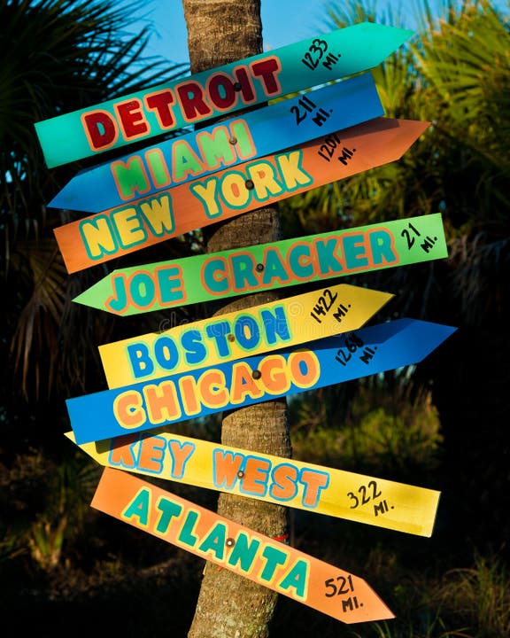 Mileage marker sign stock photo. Image of saturated, distances - 23157656