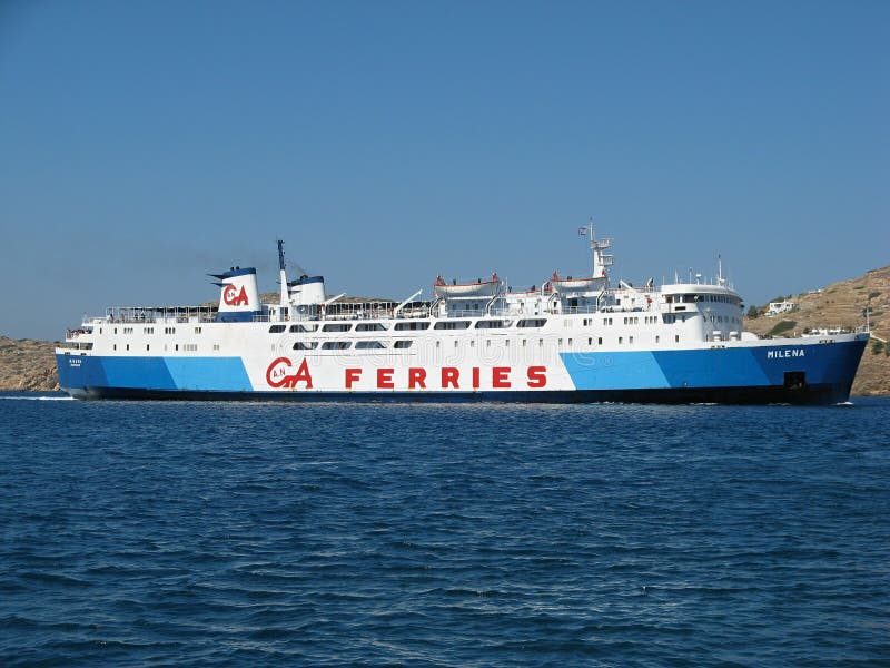 Milena, island of Ios editorial stock image. Image of travel - 374952924