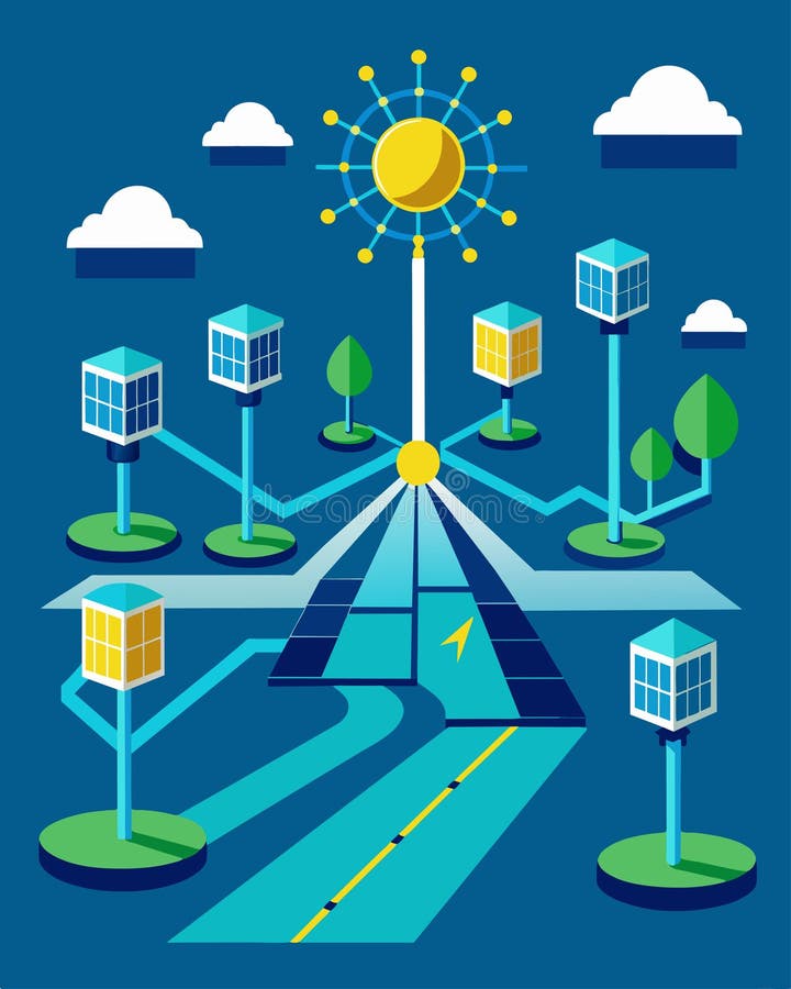 Miles of Interconnected Solar Roadways Creating a Giant Sustainable ...